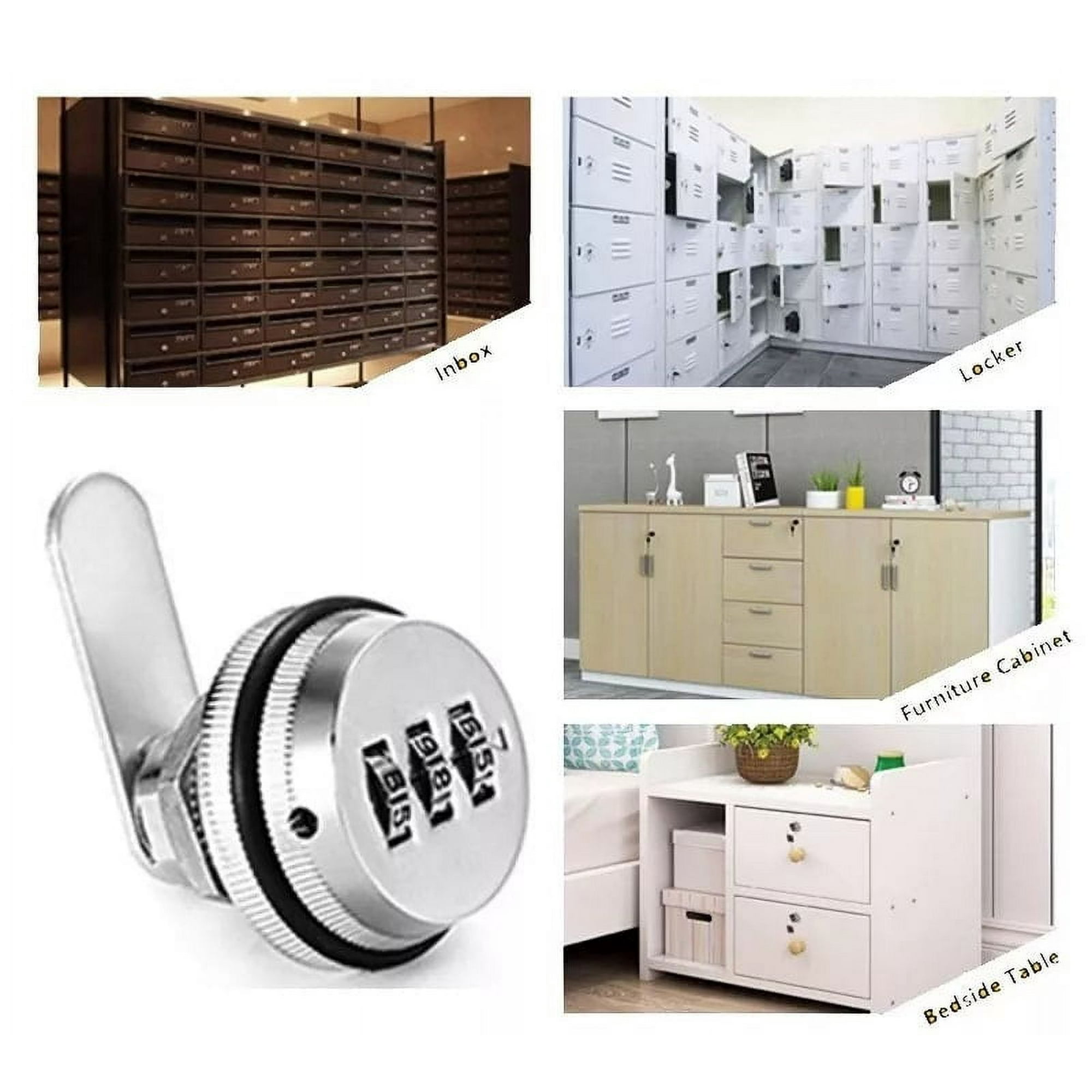 Cerradura Mueble Lockers Casilleros Con Clave | Lider