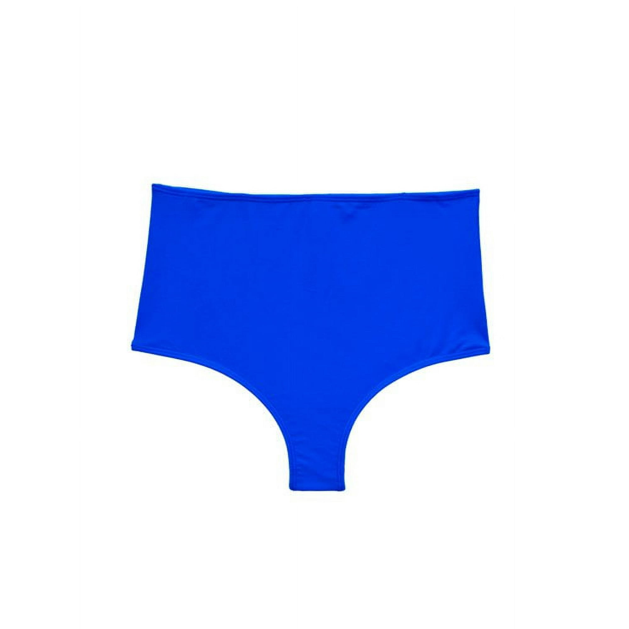 Bikini Calzón Pin Up Tanga Azul S | Lider
