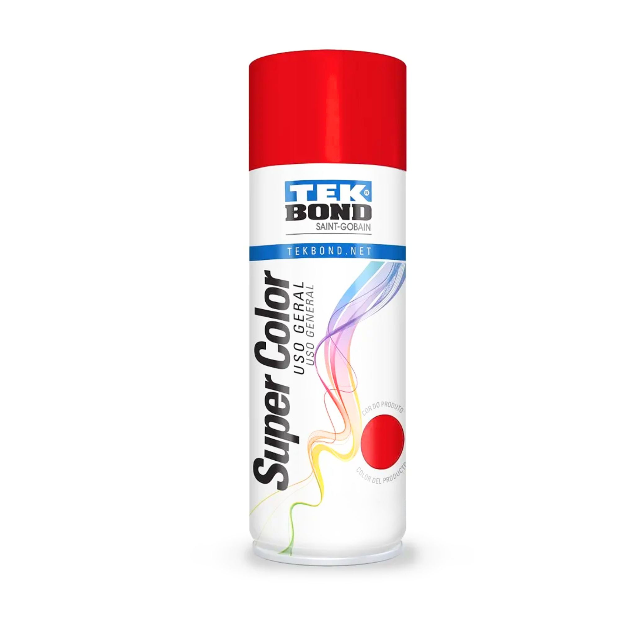 Pintura Spray 400ml Uso General Rojo - TEKBond | Lider