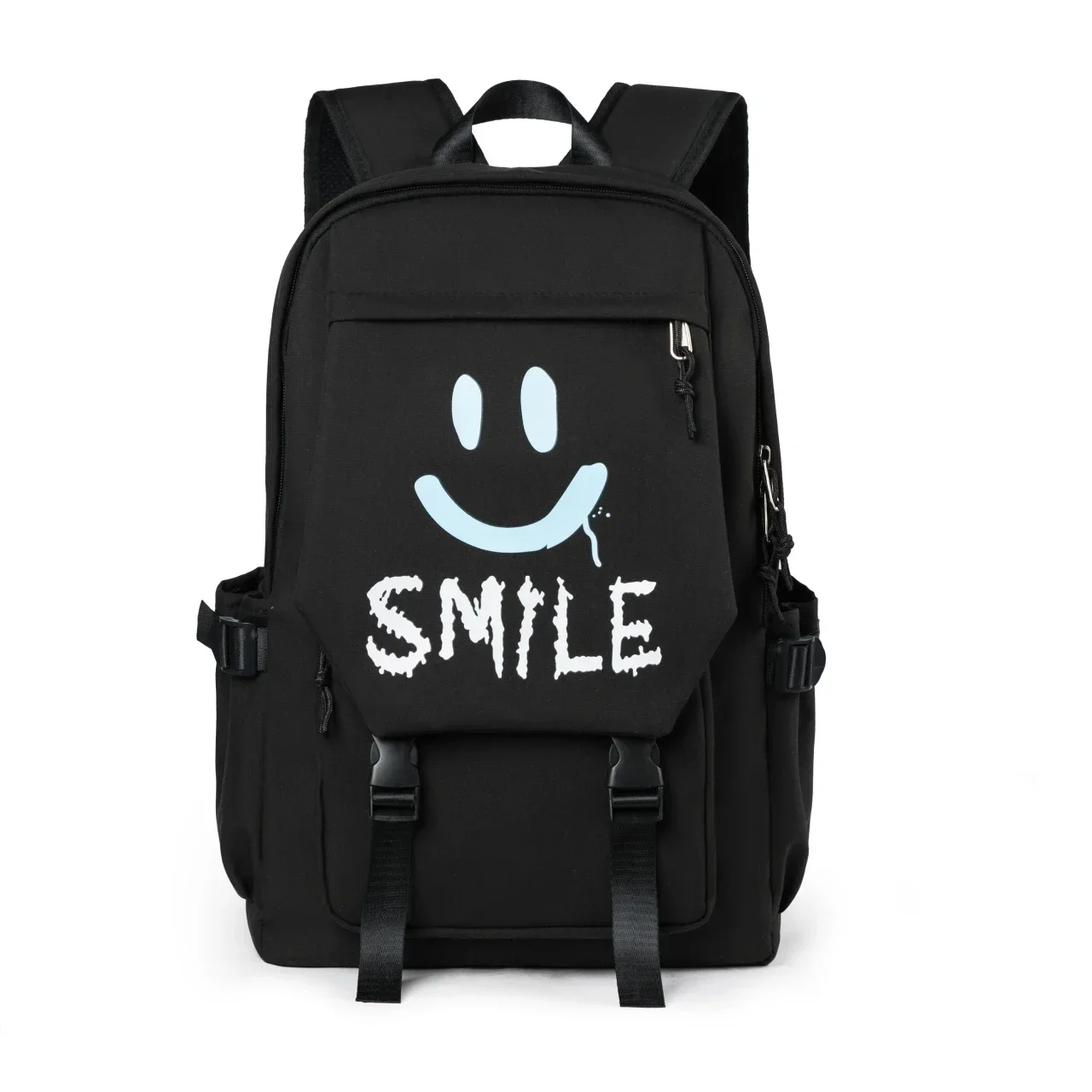 Large capacity quirky expression backpack, leisure travel backpack ...