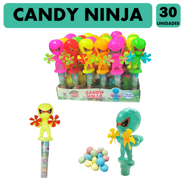 Dulces Candy Ninja - Libre De Sellos (Contiene 30 Unidades) | Lider