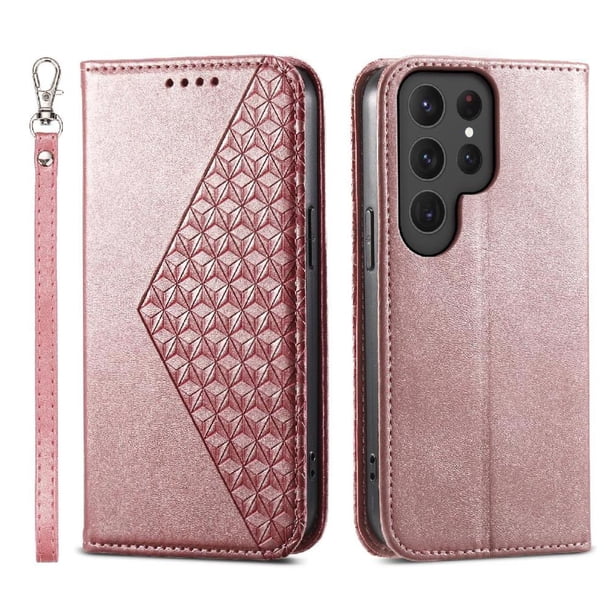 Funda Flip FOXDOCK para Samsung Galaxy S24 Ultra , Estilo Billetera con ...