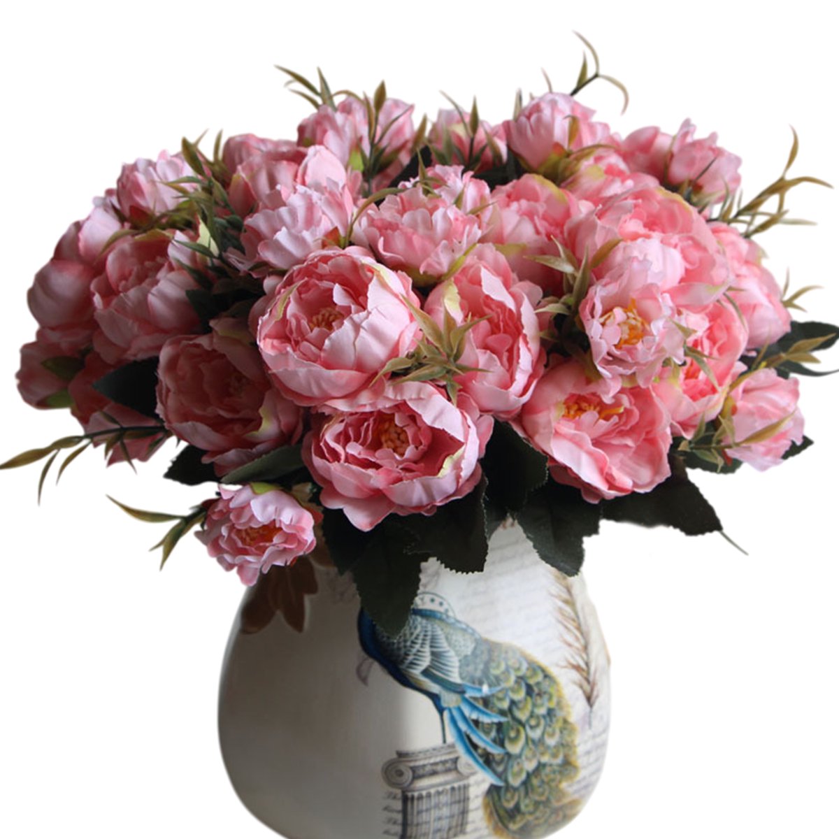 Flores artificiales Mini peonía Decoración del hogar Flores falsas Caja de dulces Flor | Lider