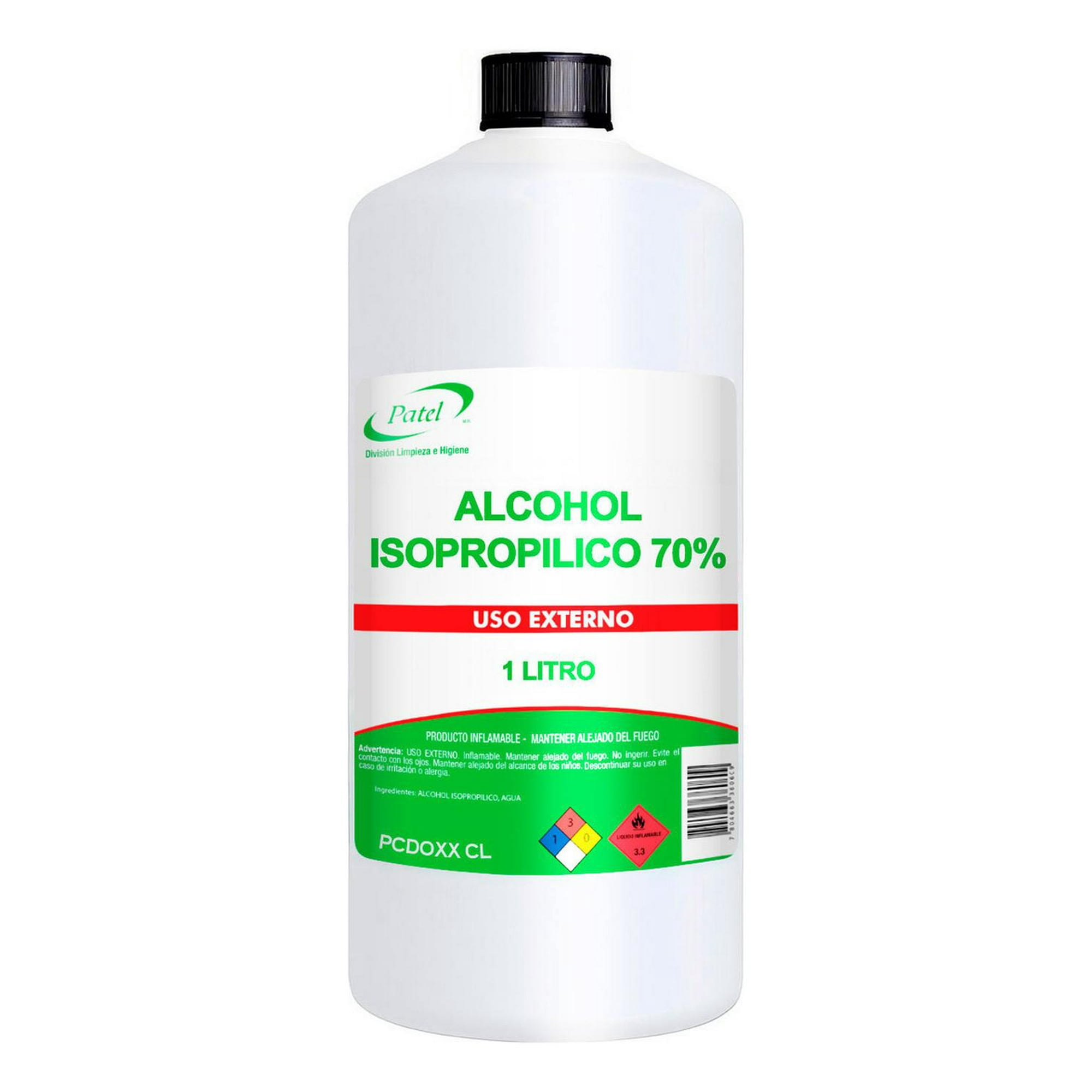 Alcohol 70° Botella Isopropanol Isopropilico Propanol multicolor | Lider