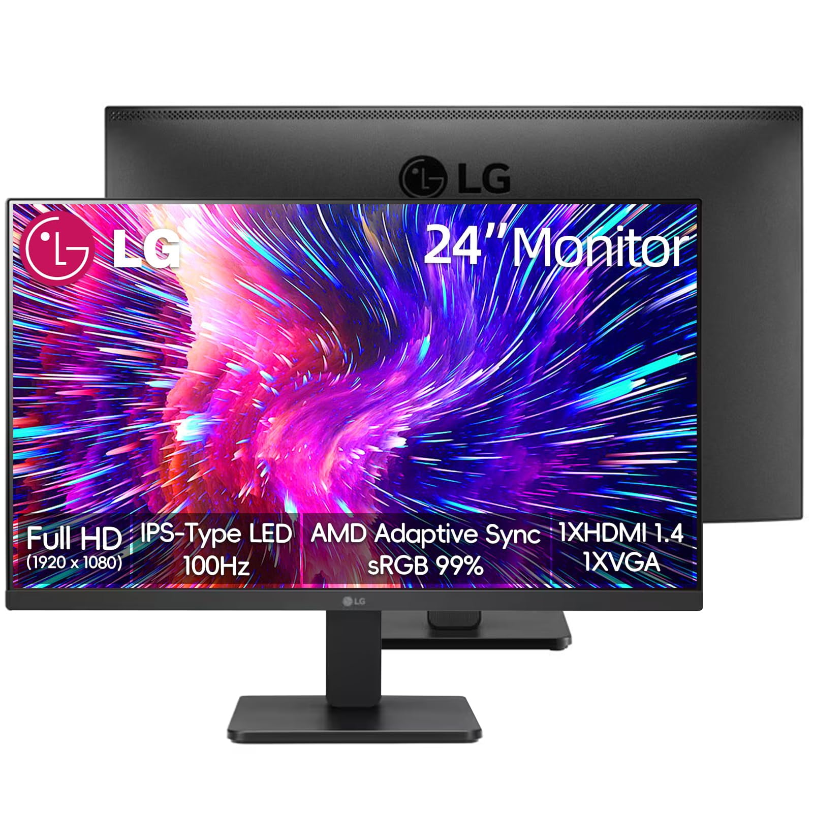 Monitor LG 24" FHD IPS 100Hz FreeSync sRGB 99% | Lider