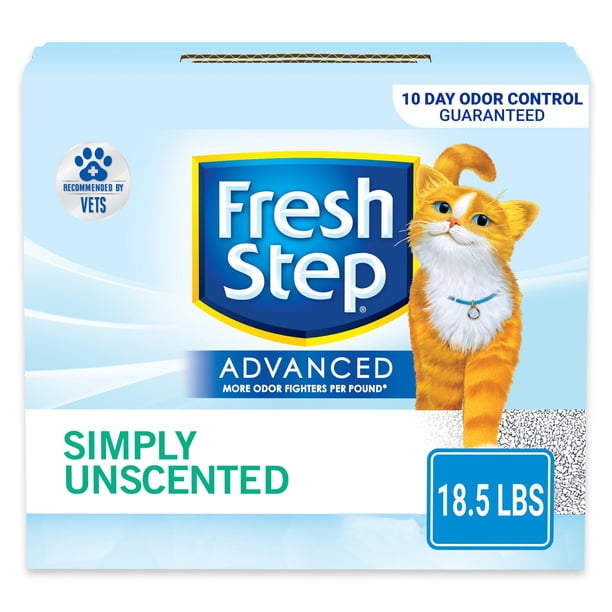 Arena para Gatos Fresh Step Advanced Simply Unscented 8.4 kg | Lider