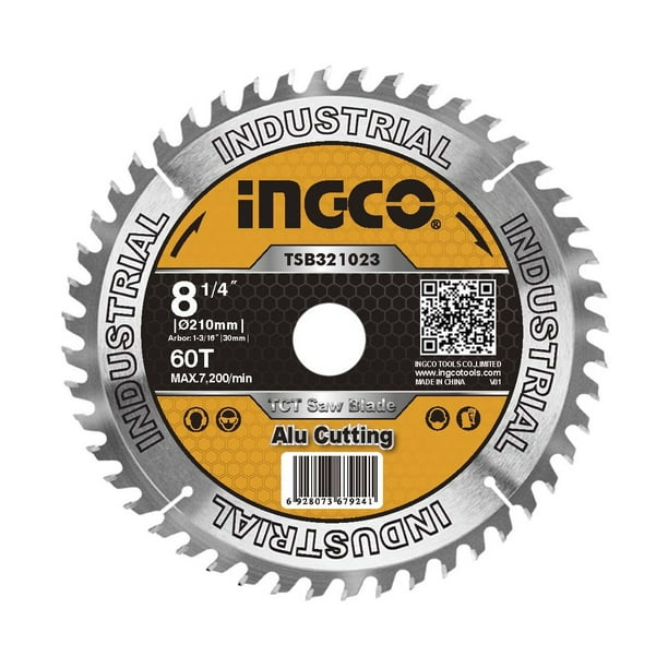Disco De Sierra Circular Industrial Aluminio 60t 210mm 8 1/4 | Lider