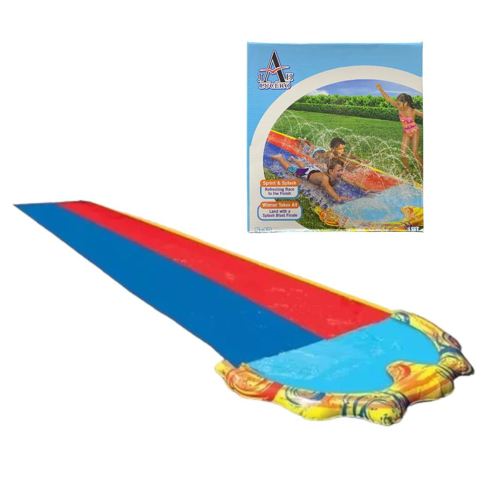 Tobogán Deslizador Acuático Alfombra Aspersor 488x147 Cm | Lider