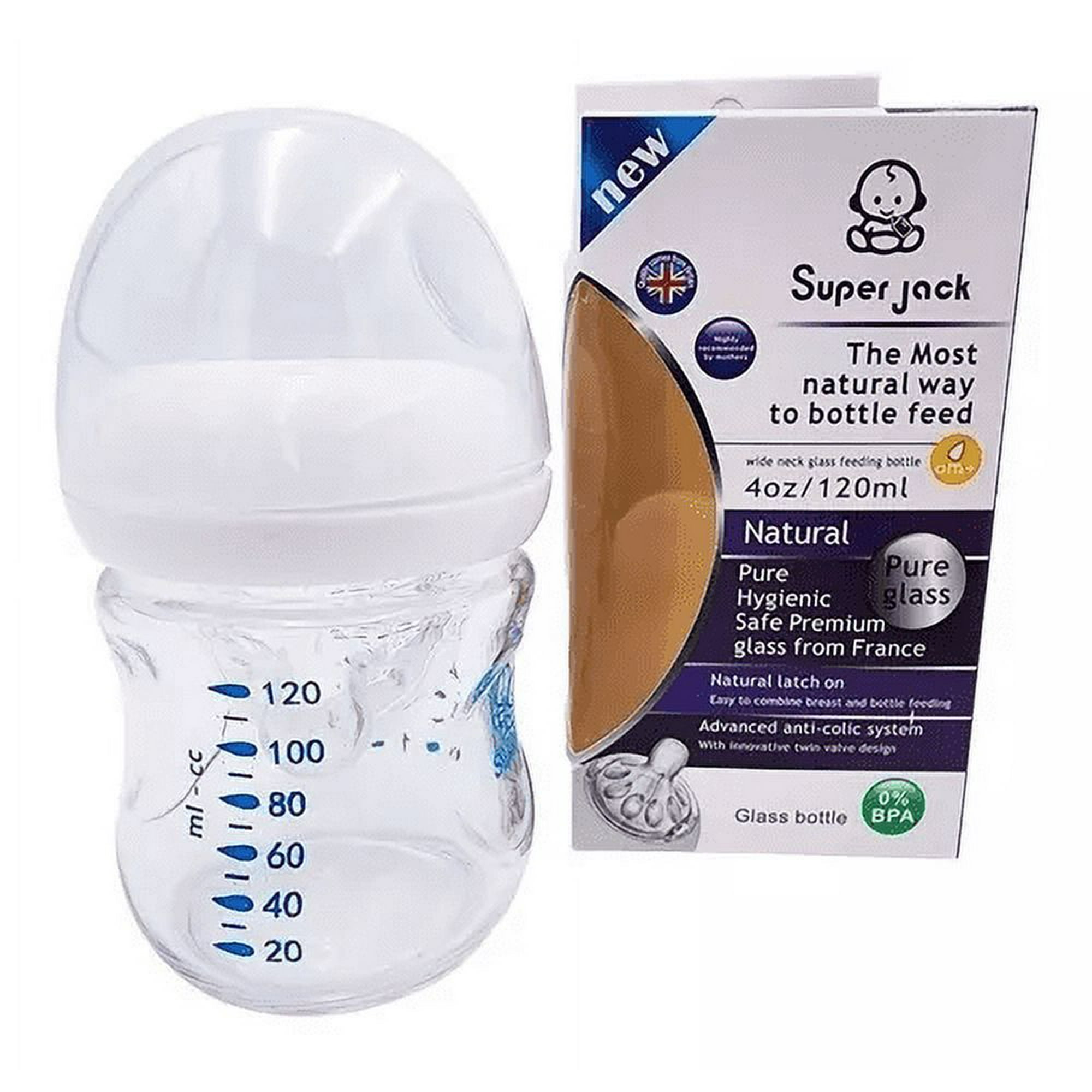 Mamadera Biberón 0m+ 4 Oz Bebe Free Bpa Vidrio | Lider