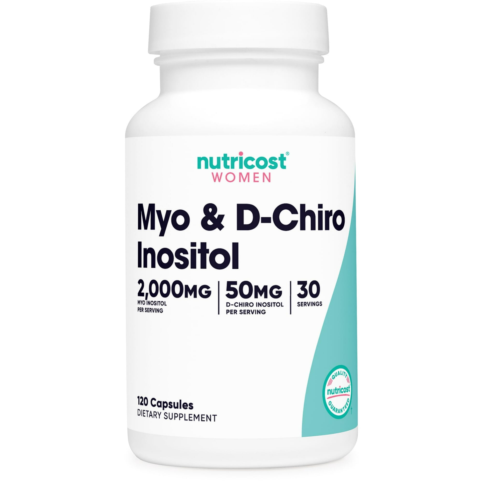 Suplemento Nutricost Myo Inositol y D-Chiro Inositol 2000 mg | Lider