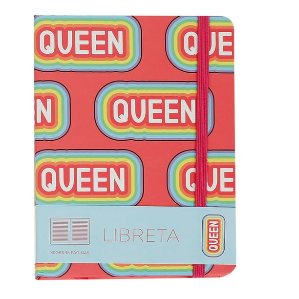 Libreta Tapa Dura Rayada Queen 14.5X10.5cm (96 Pag) | Lider
