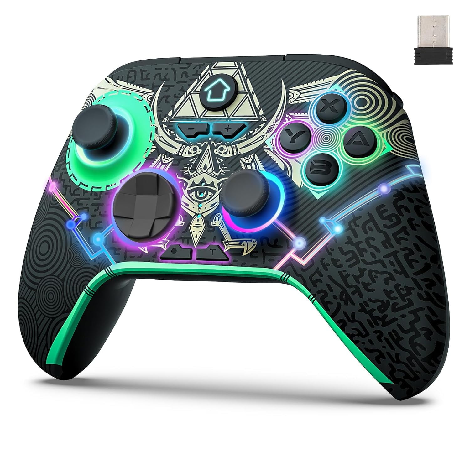 Mando inalámbrico Bluetooth para PC y Switch: compatible con Steam ...