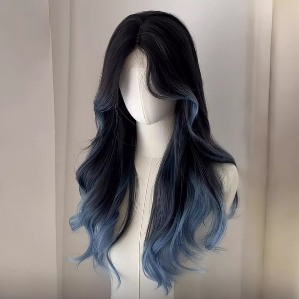 Xiao Hua Cabello sintético de imitación, rizado degradado, estilo ...