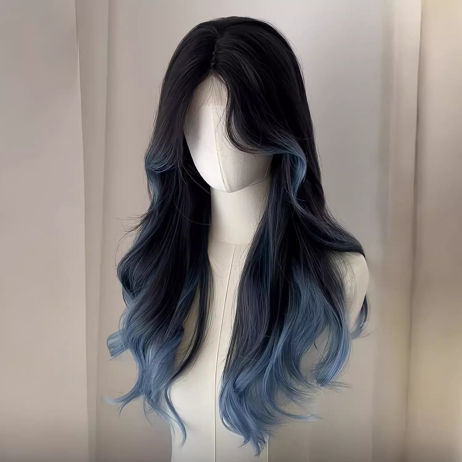 Xiao Hua Cabello sintético de imitación, rizado degradado, estilo ...