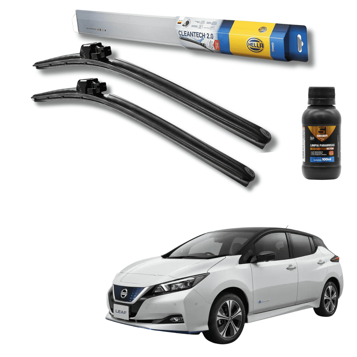 Plumillas Hella Cleantech para Nissan Leaf 2019-2024 | Lider