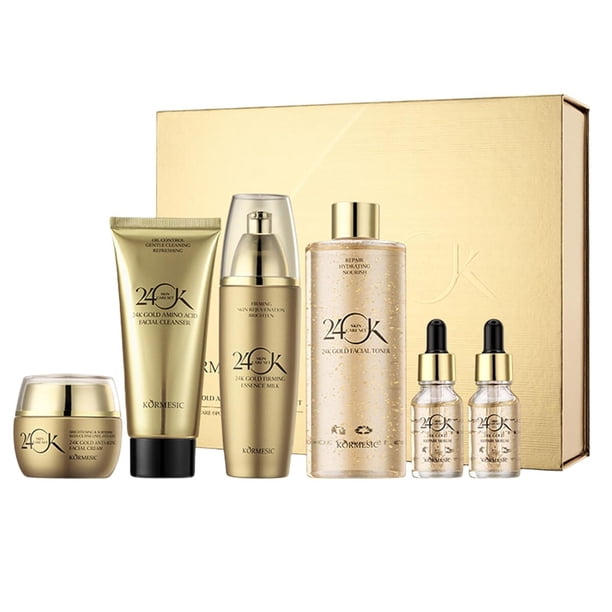 Set Cuidado Facial 24k Gold 6 Piezas Antiedad | Lider