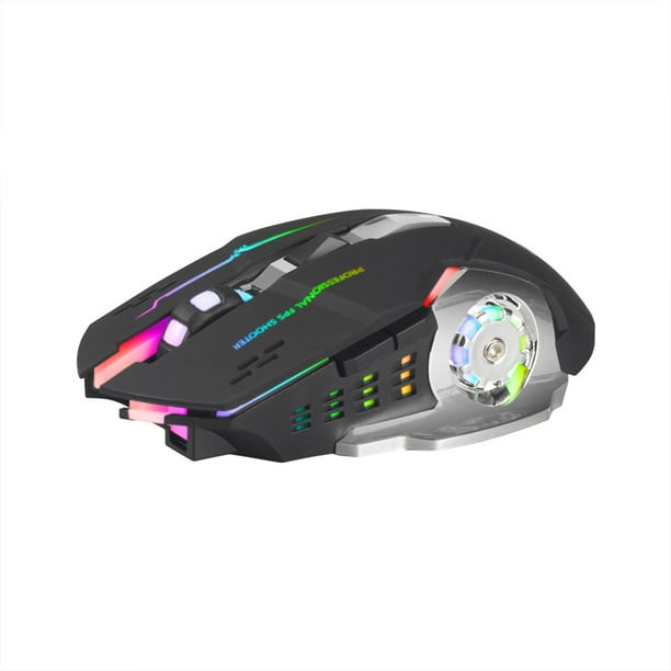 Mouse Gamer Inalámbrico 6 botones Luz Led | Lider