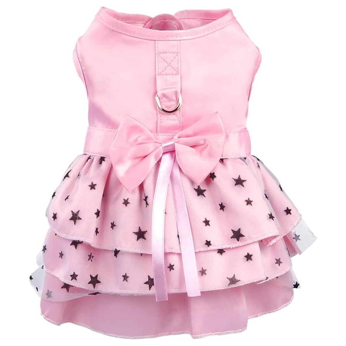 Vestidos para perros pequeños, vestido con anilla para correa, falda ...