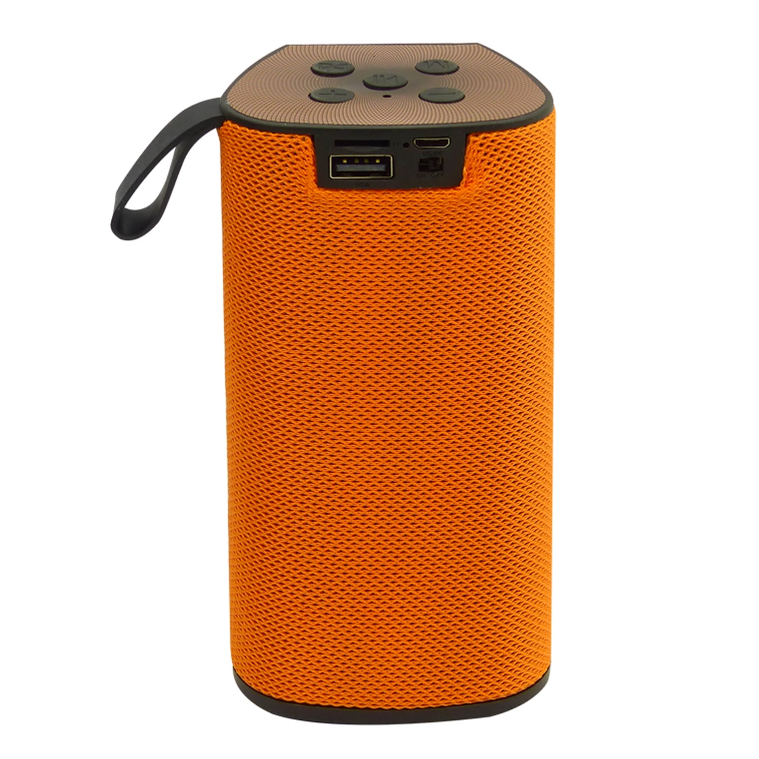 Parlante Bluetooth Recargable con USB/TF/FM Naranjo | Lider