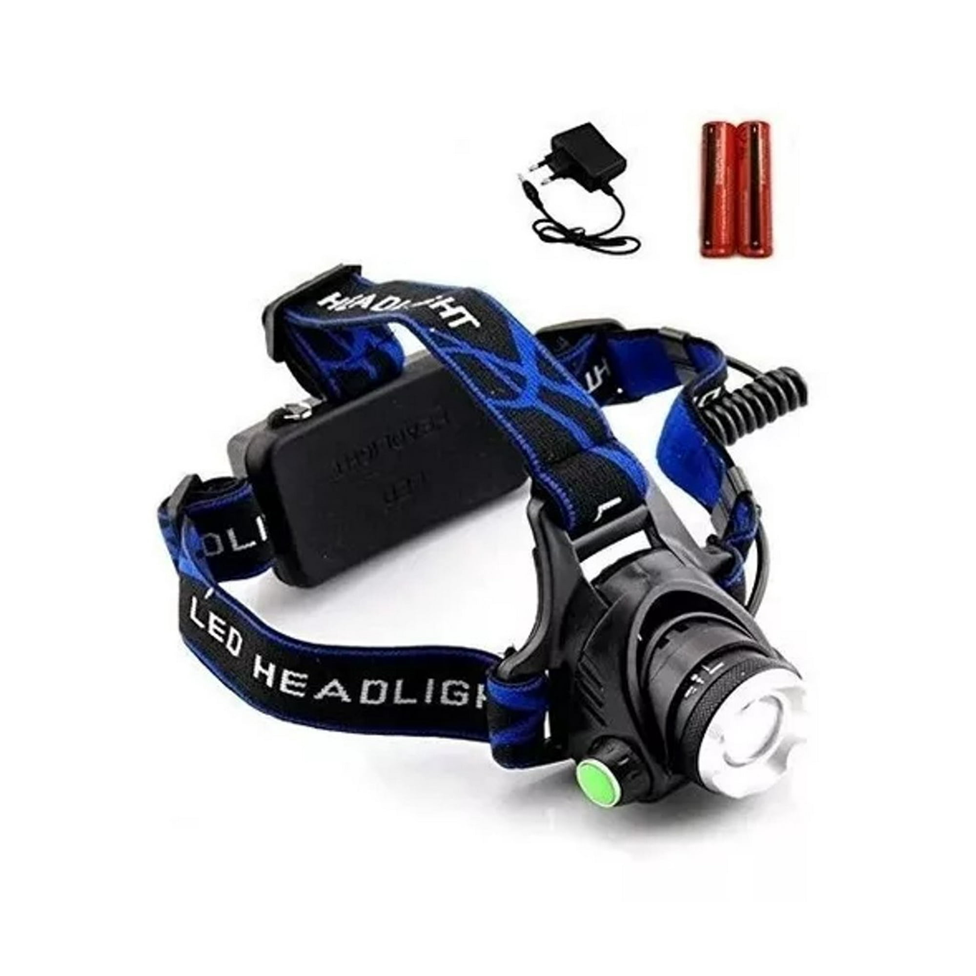 Linterna Frontal Led Cabeza Recargable 1600 Lúmenes | Lider