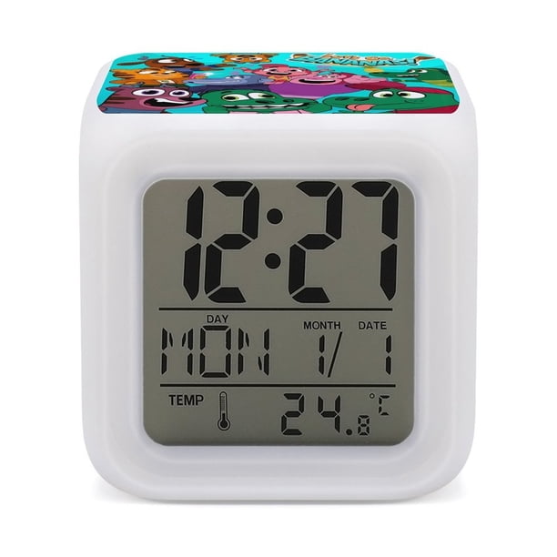 ¡Vamos, Plátanos! theme 7 colors Alarm Clock Digital LED Alarm Clock ...