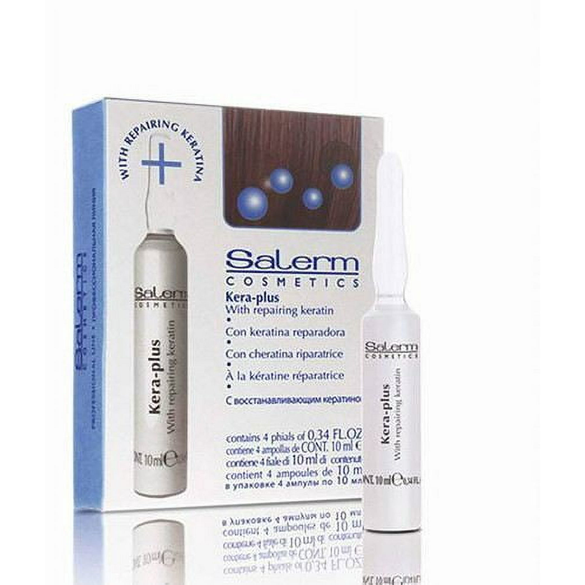Salerm Ampollas Keratina Reparadora Kera -plus (4 X 13ml) | Lider