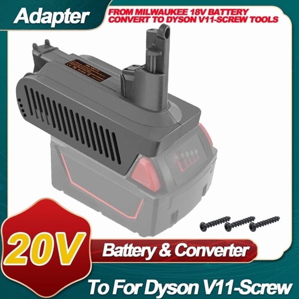 Para V11 Adaptador de Rosca para Mil*wau*kee Batería de 18V Convertir a ...