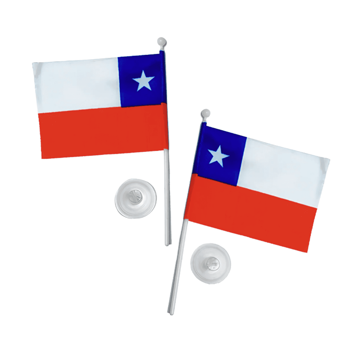 1 Bandera De Chile Auto Fiestas Patrias Banderin Doble | Lider