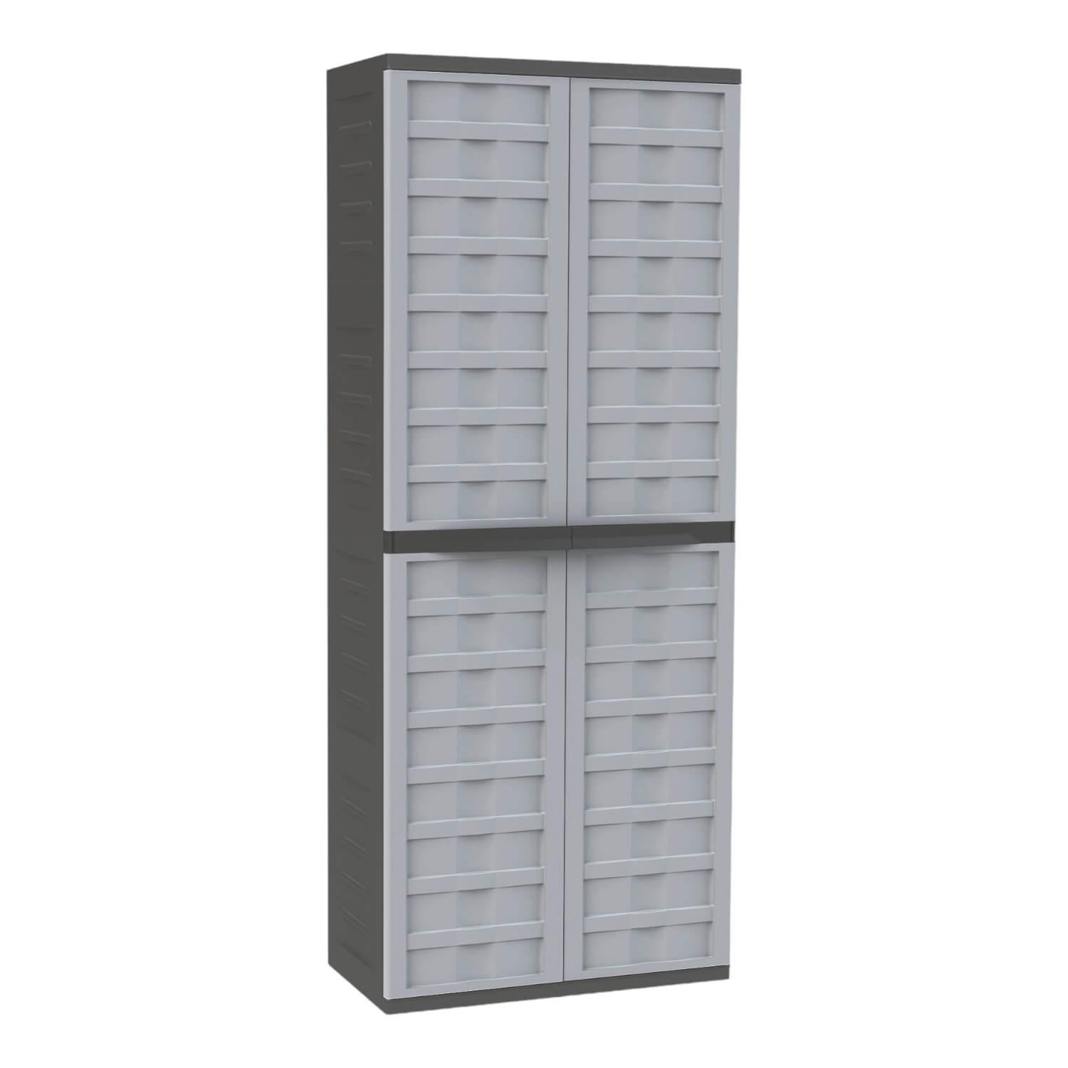 Armario Closet Plástico Ideal Grande 68x38x170 Cms Ram blanco Tamaño ...