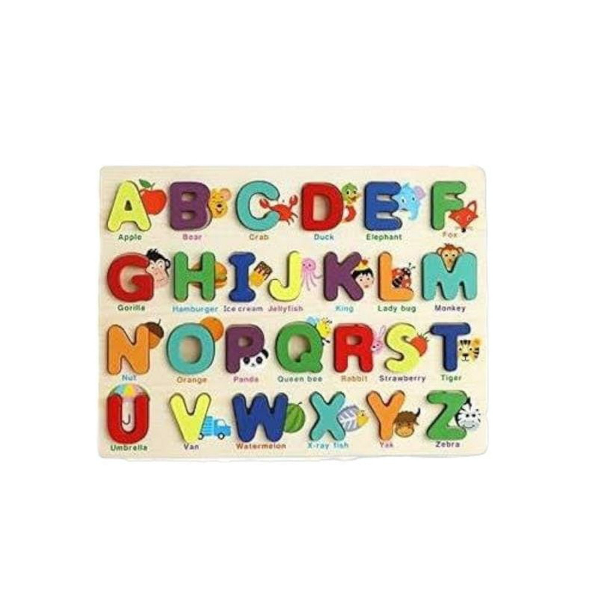 Puzzles Rompecabeza Abecedario Didáctico De Madera | Lider