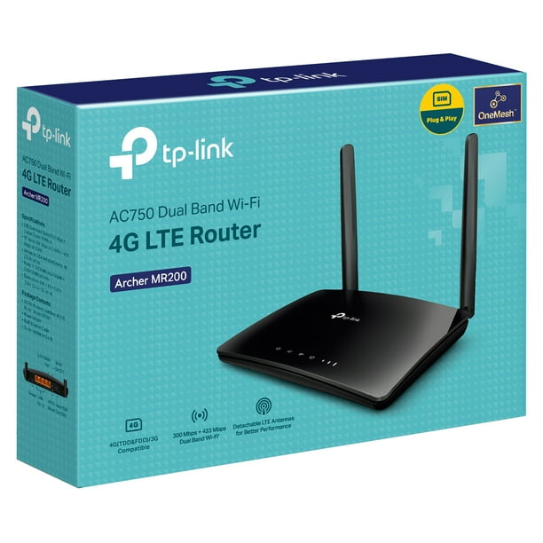 ROUTER 4G LTE CHIP SIM WIFI LAN DUAL BAND AC750 MR200 OPEN BOX | Lider