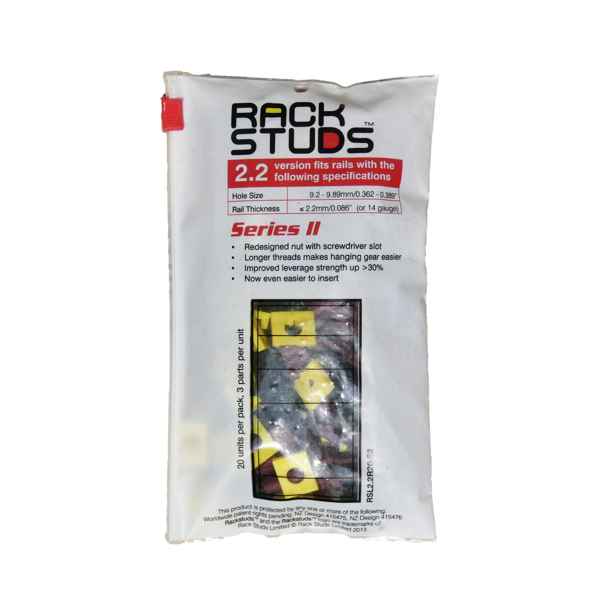 Tuerca Rackstuds Serie Ii – Pack-20 – Cage Nuts