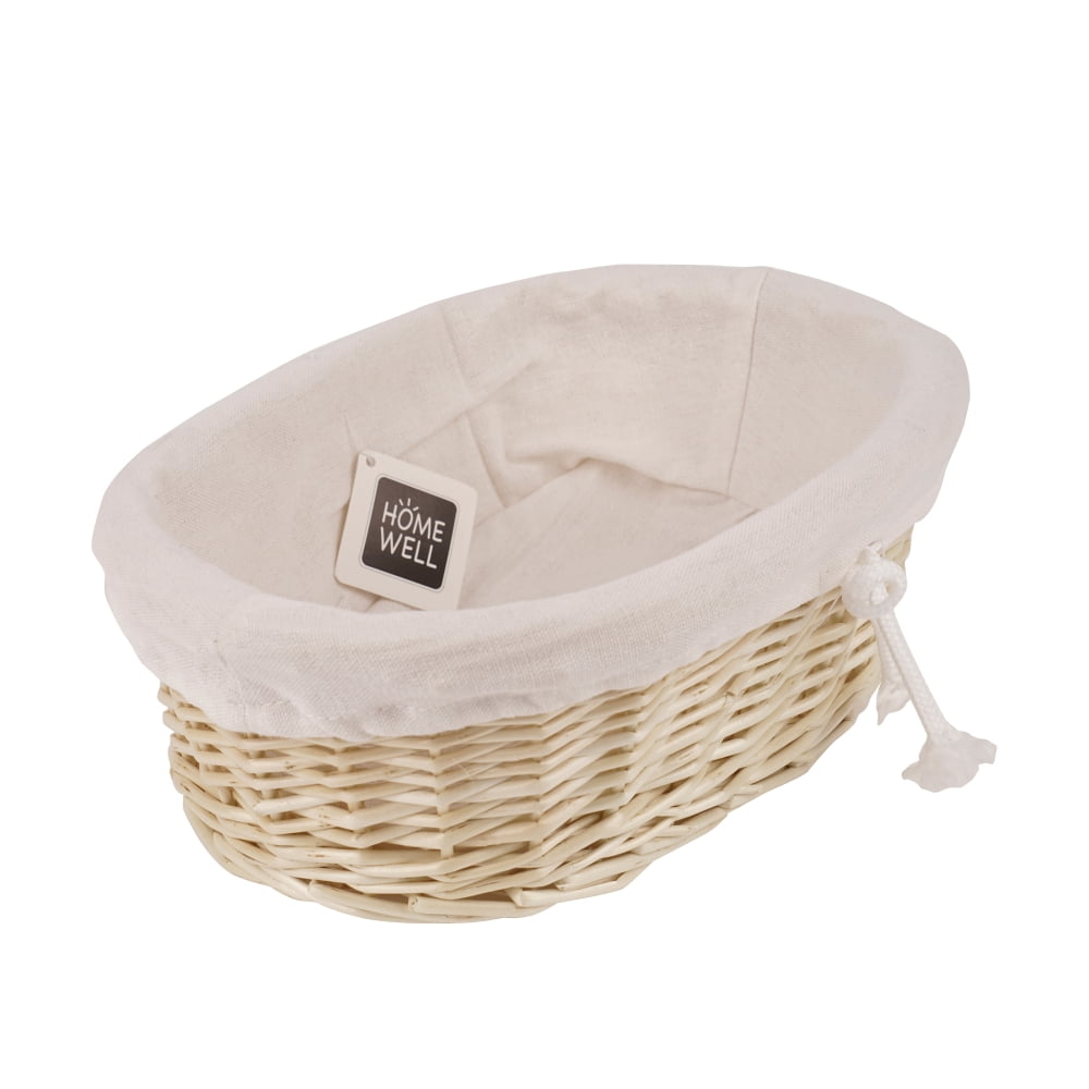 Canasto Panera de Mimbre Ovalado 27x20x9cm | Lider