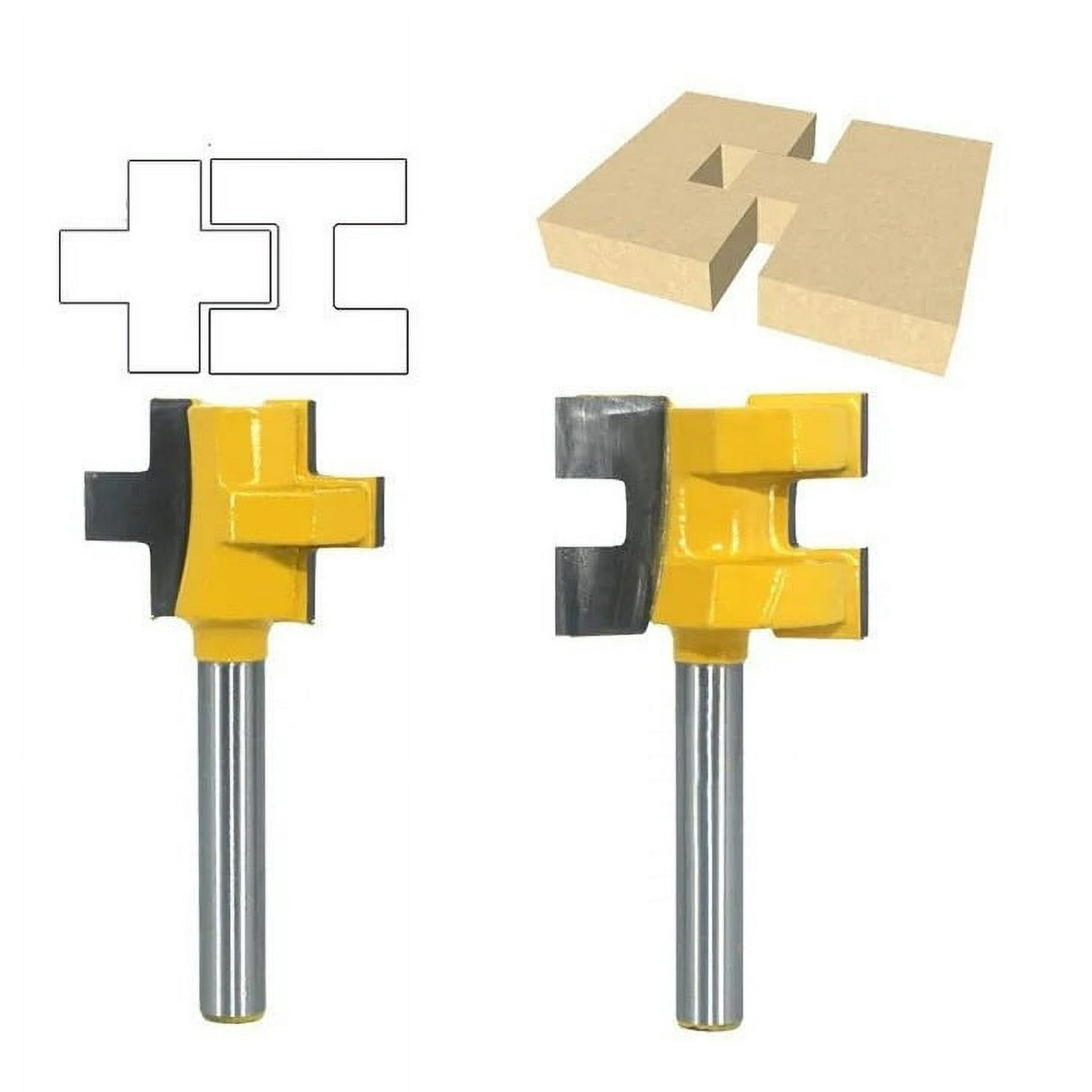 Fresa Madera Ensamble Machimbrado Vástago ¼ X 22mm | Lider