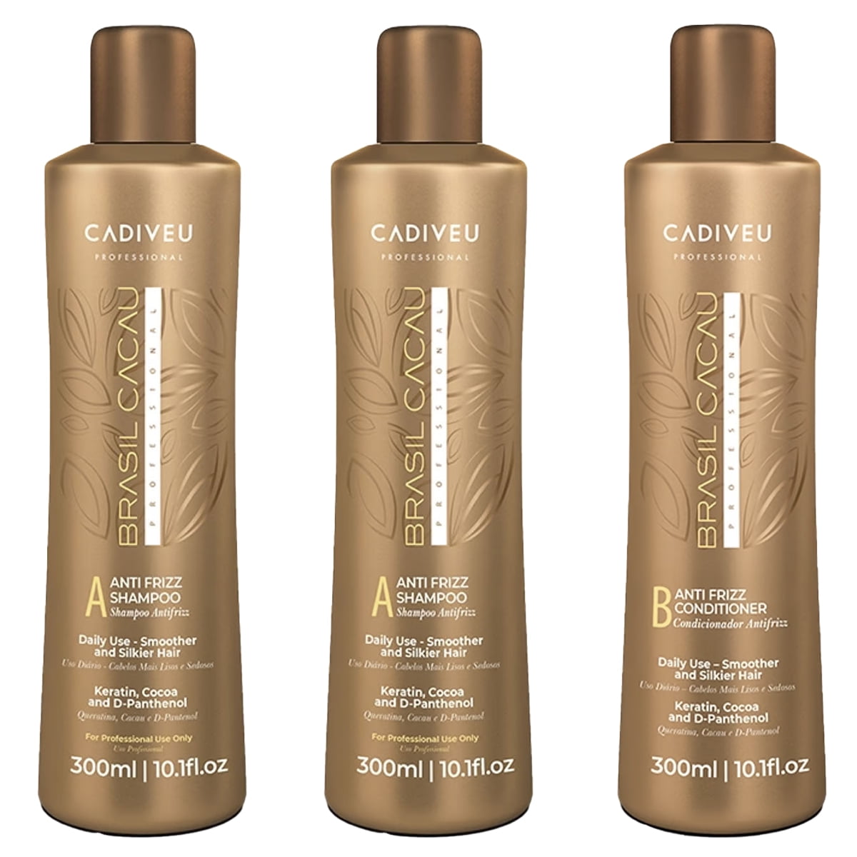 Brasil Cacau 2 Shampoo + 1 Acondicionador 300 Ml C/u | Lider