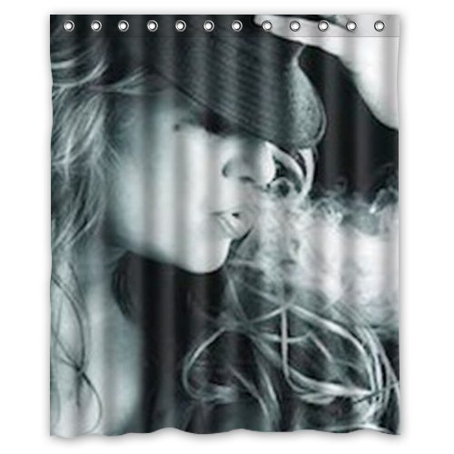 Cortina de ducha Jenni Rivera, juego de cortinas de baño con ganchos ...