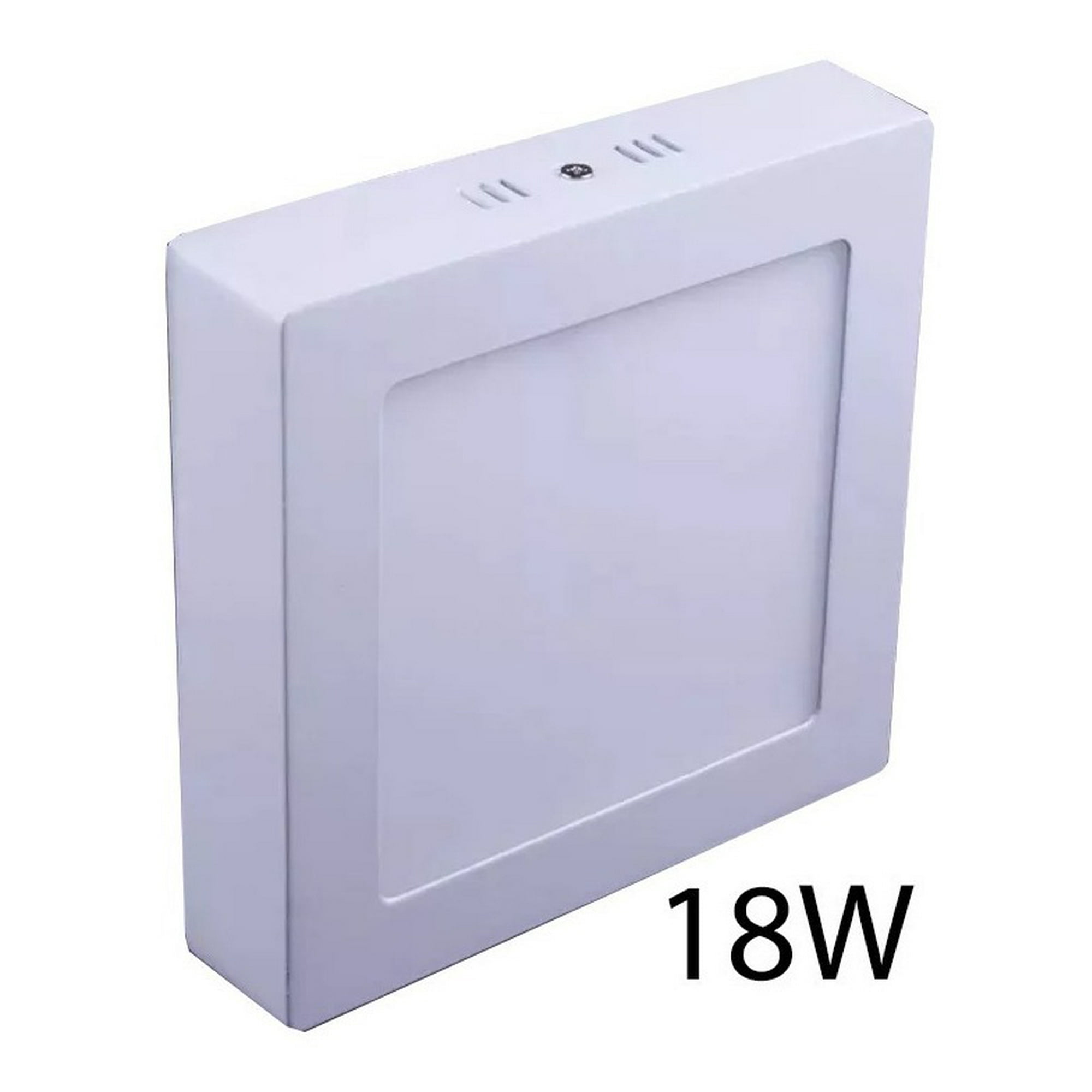 Pack 10 Focos Panel Plafón Led 18w Sobrepuesto Cuadrado | Lider