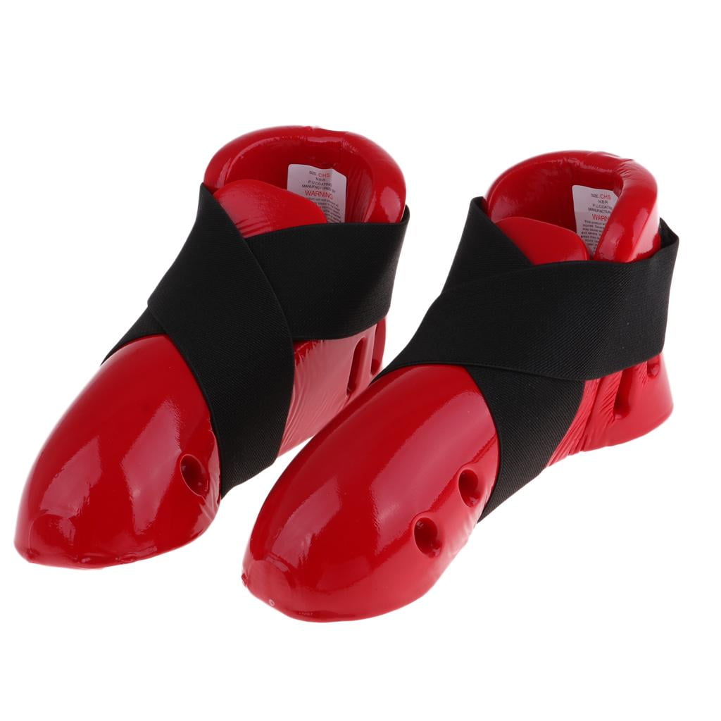Adulto Taekwondo Foot Guard Karate Sparring Foot Gear Sparring Zapatos ...