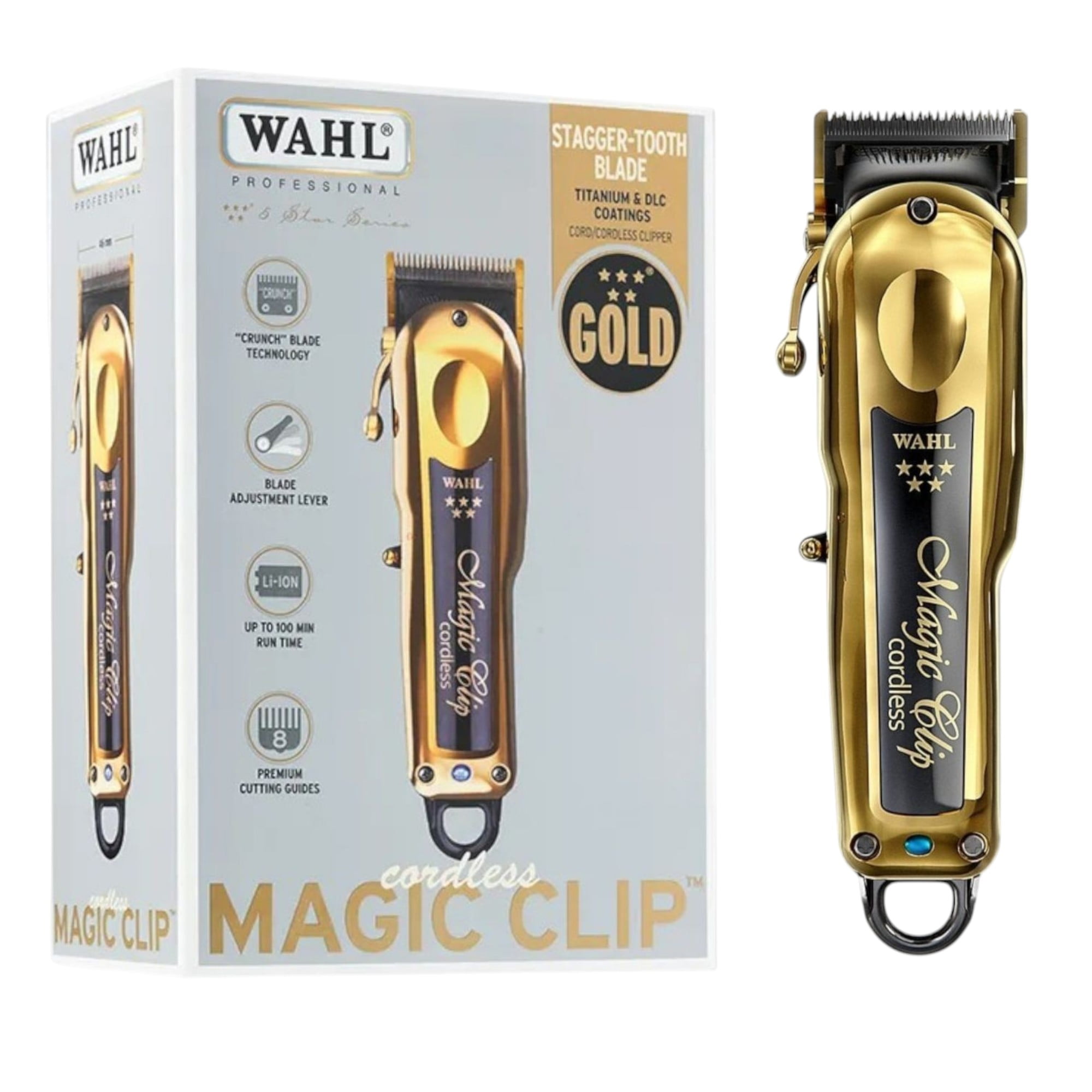 Maquina Cortapelo Wahl Cordless Magic Clip Gold Inalambrica | Lider