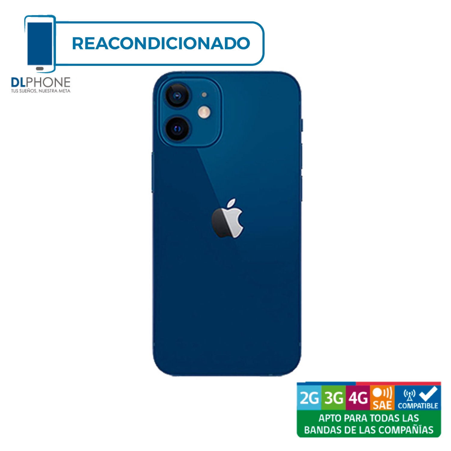 iPhone 12 Mini de 64gb Azul Reacondicionado | Lider