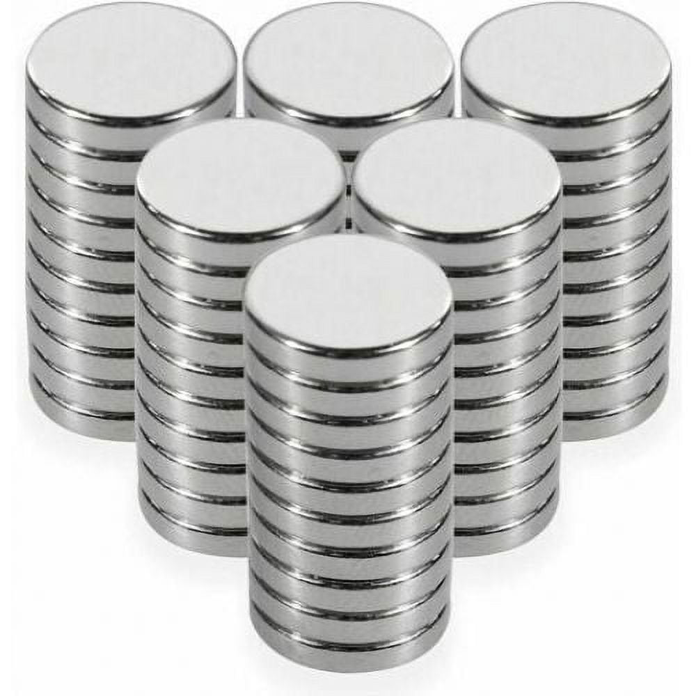60 imanes redondos de neodimio de 10 mm de diámetro y 2 mm de grosor ...