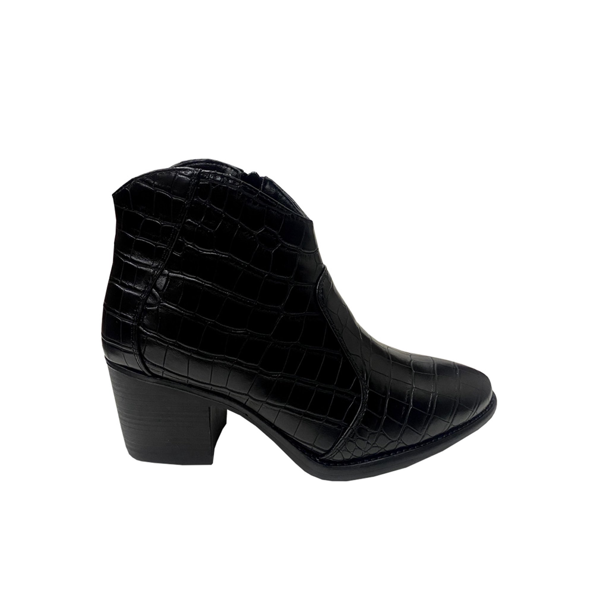 Botín Ecocuero ZAZ12 Negro | Lider