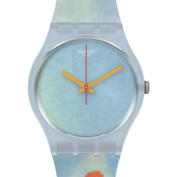 Reloj Swatch Unisex GZ357 Pompidou Eiffel azul 34 mm | Lider