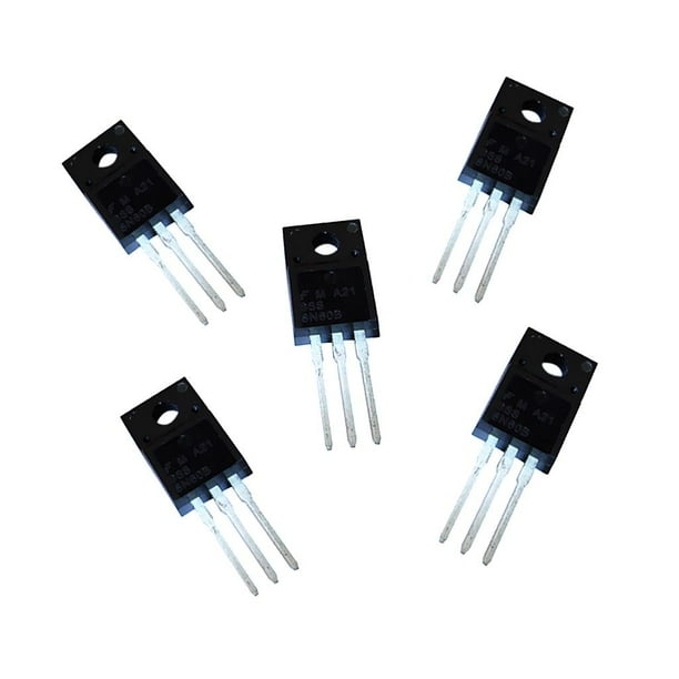 5 Piezas De Potencia Mosfet 600v 8a 3 Pin To-220 8n60 | Lider