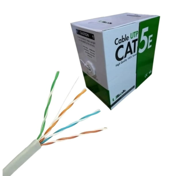 Cable de red Utp Cat5e 24 Awg Caja De 305 Mts | Lider