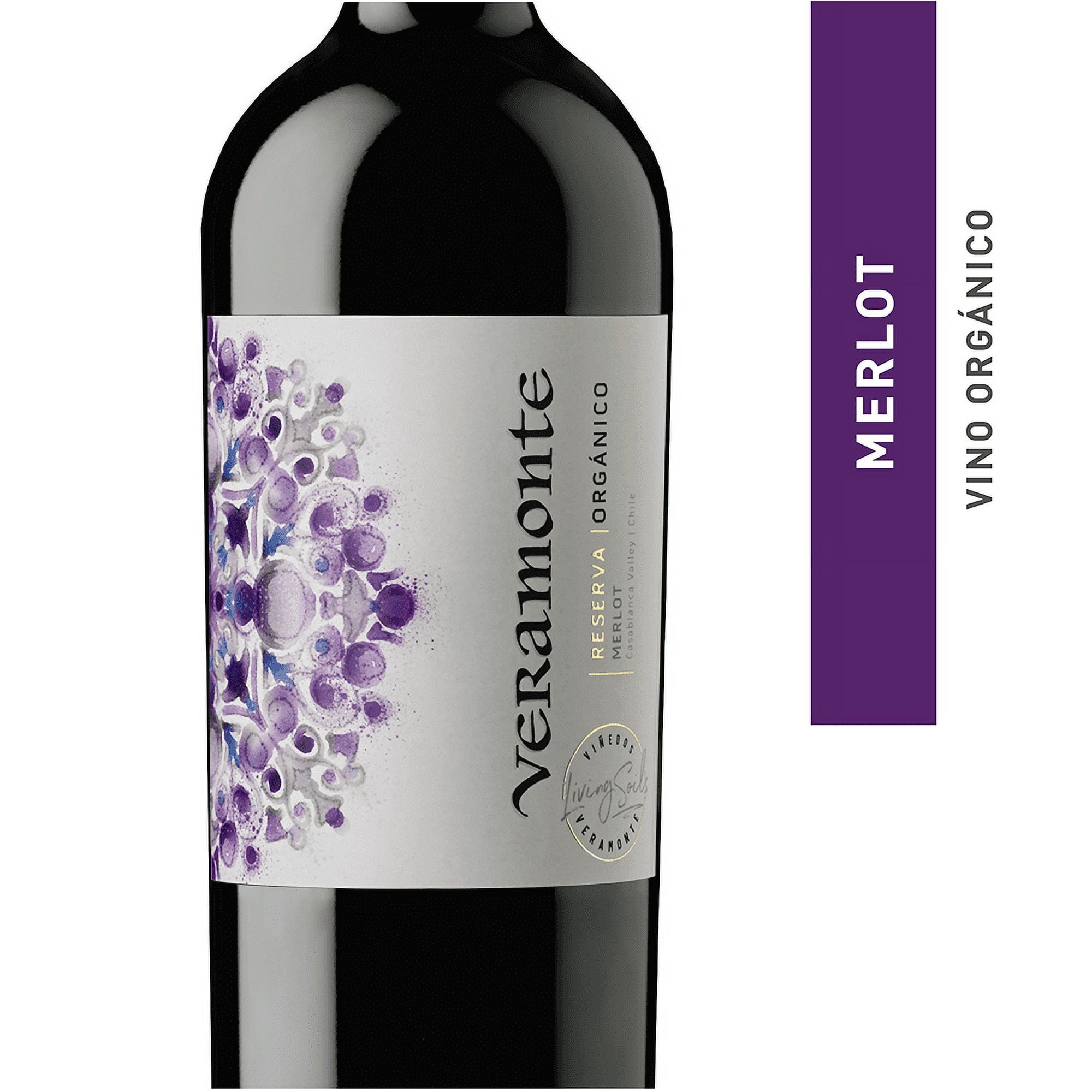 Vino Orgánico Veramonte Reserva Merlot X1 750 Cc | Lider