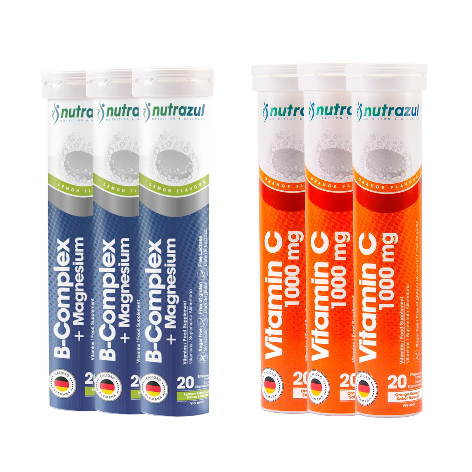 Bcomplex-magnesio + Vitamina C - Pack 6 | Lider