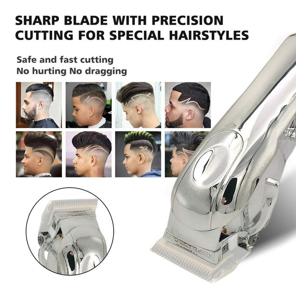 Kit de carcasa completa para máquina cortadora Wahl Magic Clipper inalámbrica (transparente, n ...