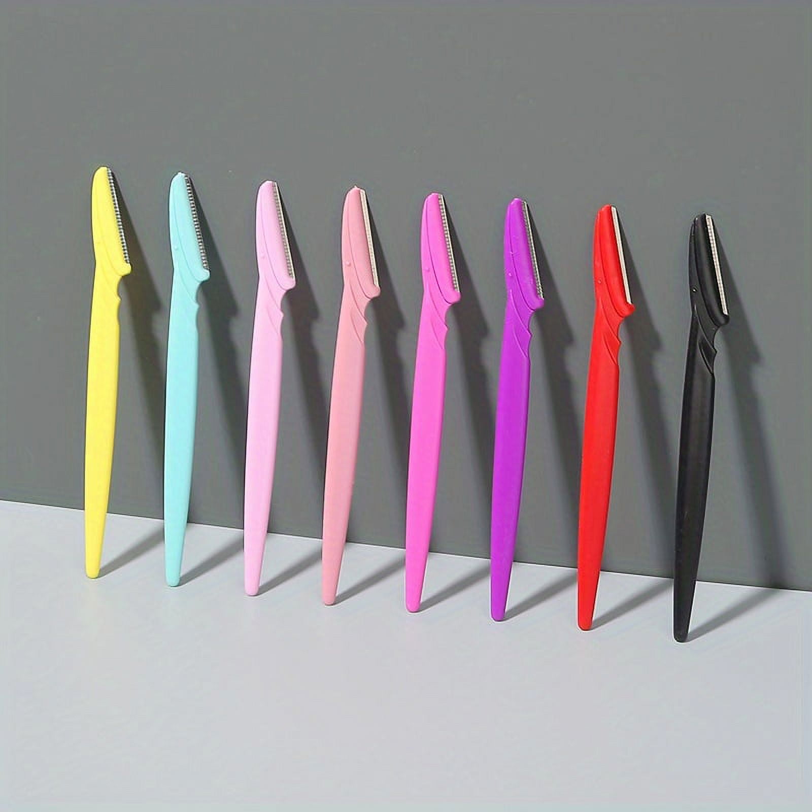 8 Pcs Handheld Manual Razor Eyebrow Shaver For Removal Tools Plastic ...