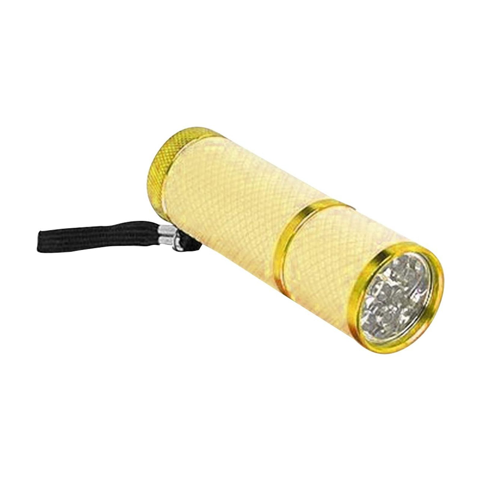 Linternas Portátiles De Mano 9 LED Aluminio Diámetro 2,5cm Longitud 9cm ...